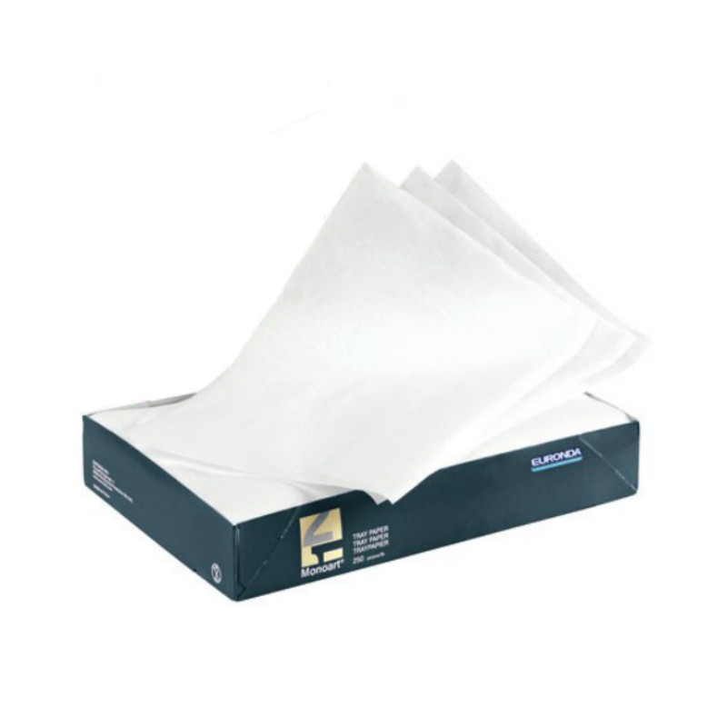 Papel Absorbente Bandeja 28x18cm. Blanco 250 Uds. de Euronda