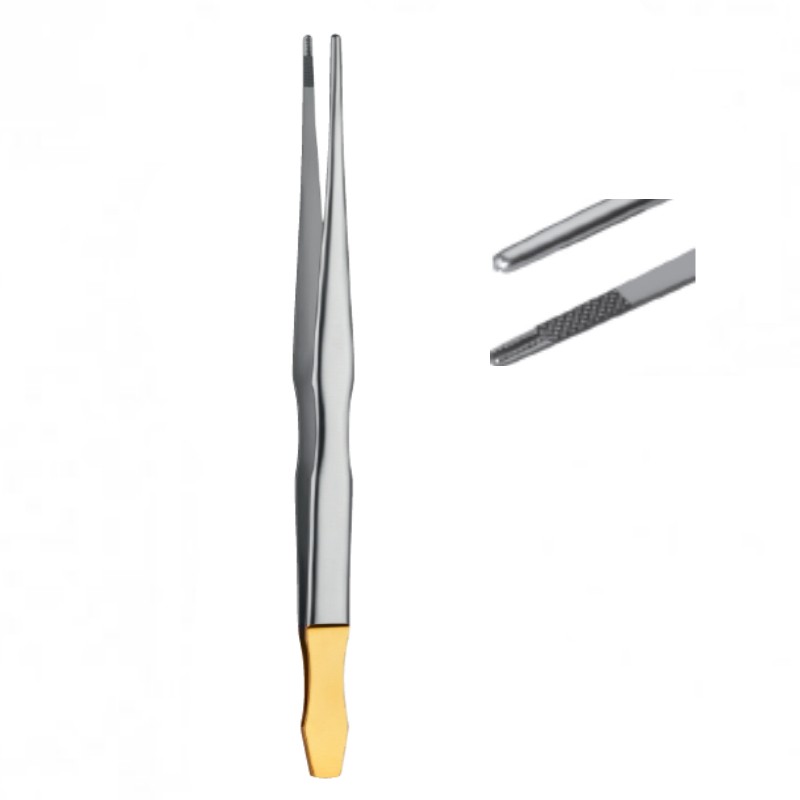 Pinza Bakey TC Liquid Steel para Disección 16 cm de Carl Martin