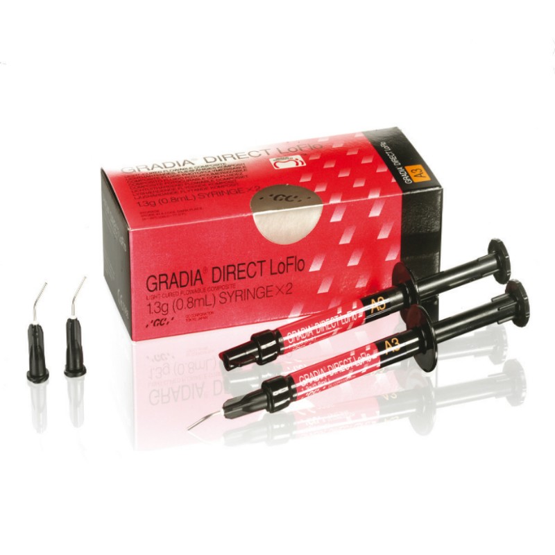 Gradia Direct LoFlo Composite Fluido 2 Jeringas 1,3gr de GC