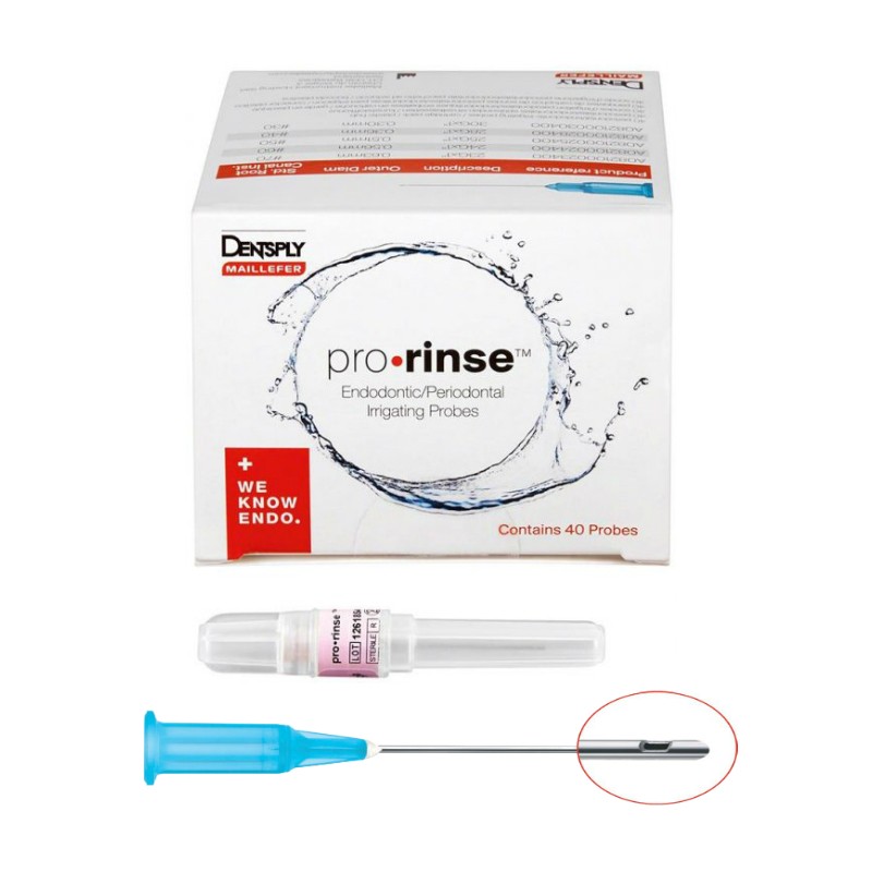 ProRinse Endo Agujas de Irrigación Caja 40 unidades de Maillefer