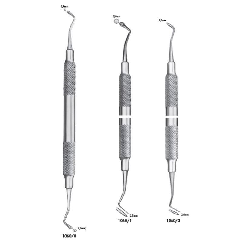 Instrumento para Modelar Amalgama de Carl Martin