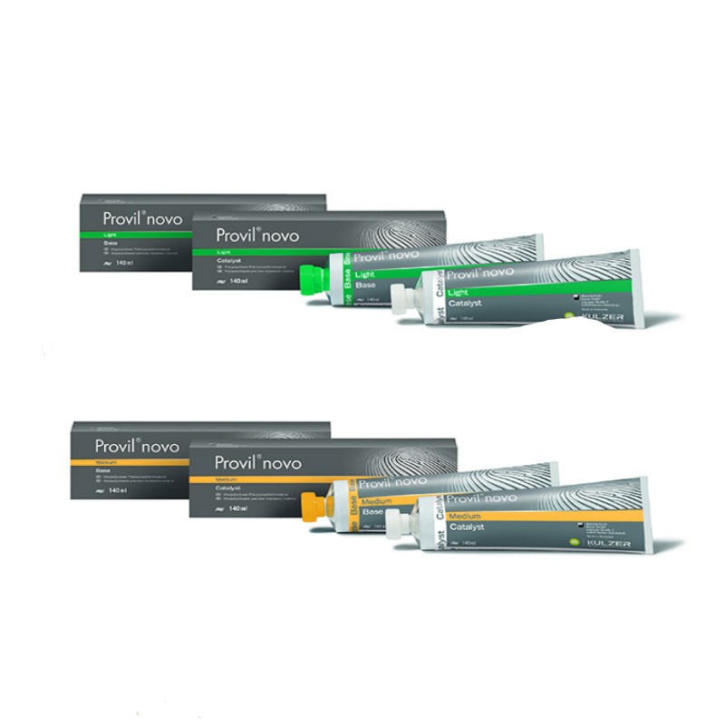 Provil Novo Silicona Tubo Base+Catalizador 140+140ml de Kulzer