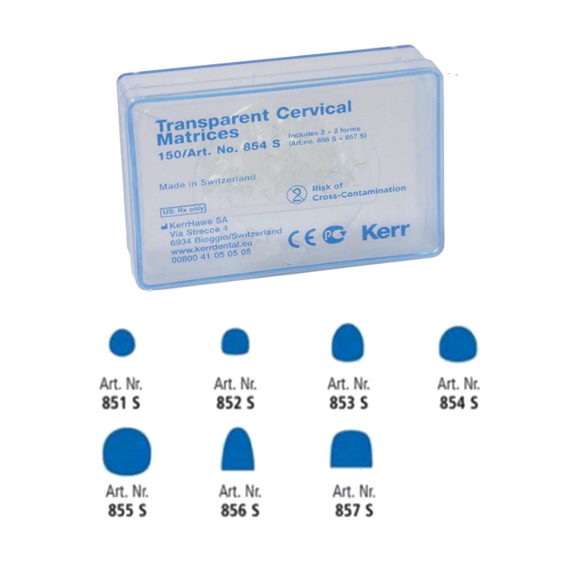 Hawe Matrices Cervicales Transparentes Reposición 150 uds.