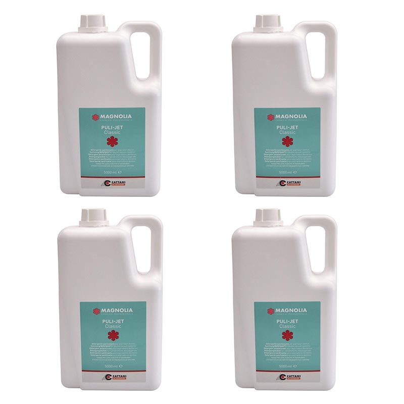 Puli-Jet Classic Desinfectante Aspiración pack 4 garrafas Cattani