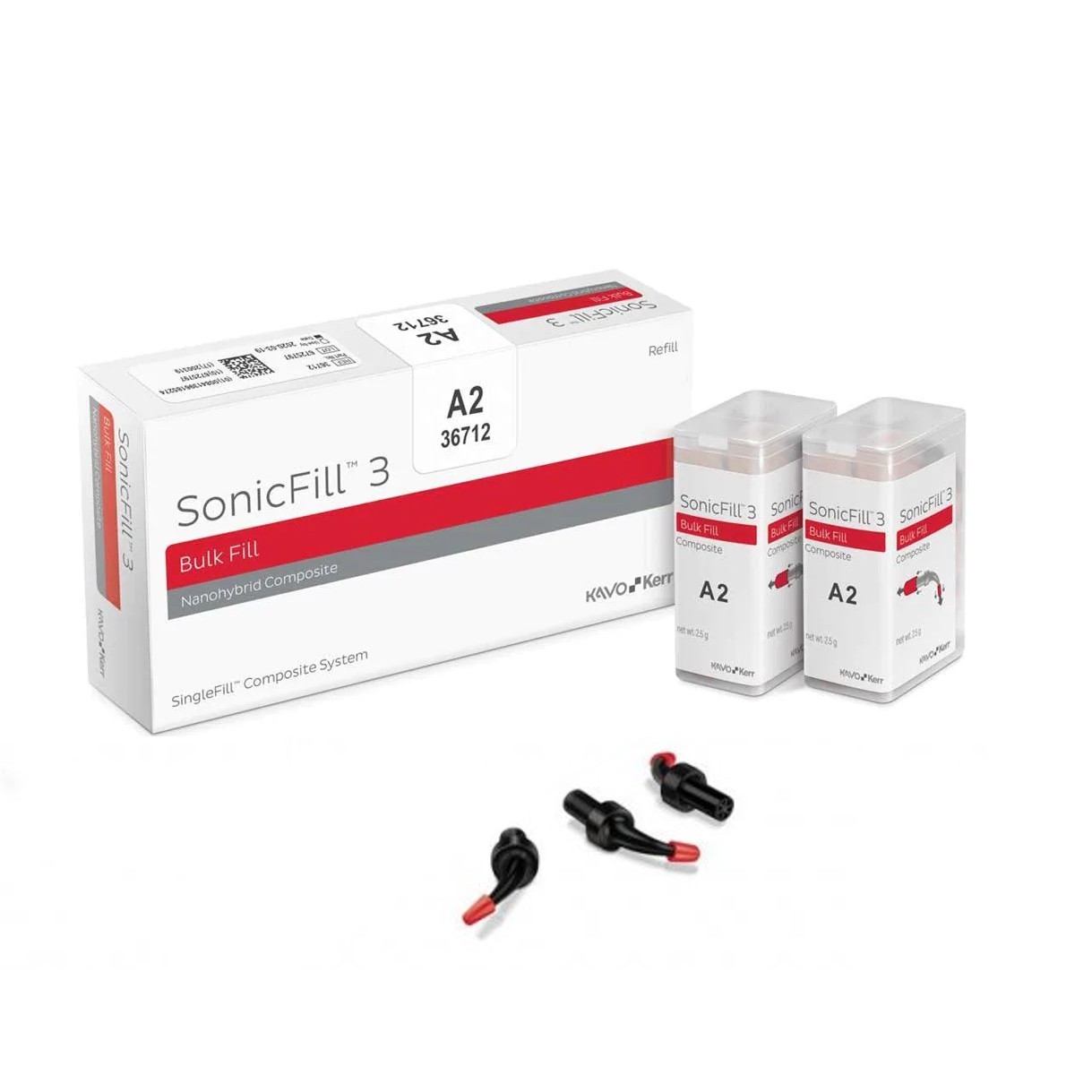 SonicFill 3 Composite Universal Bulk Fill Reposición 20x0,25g Kerr