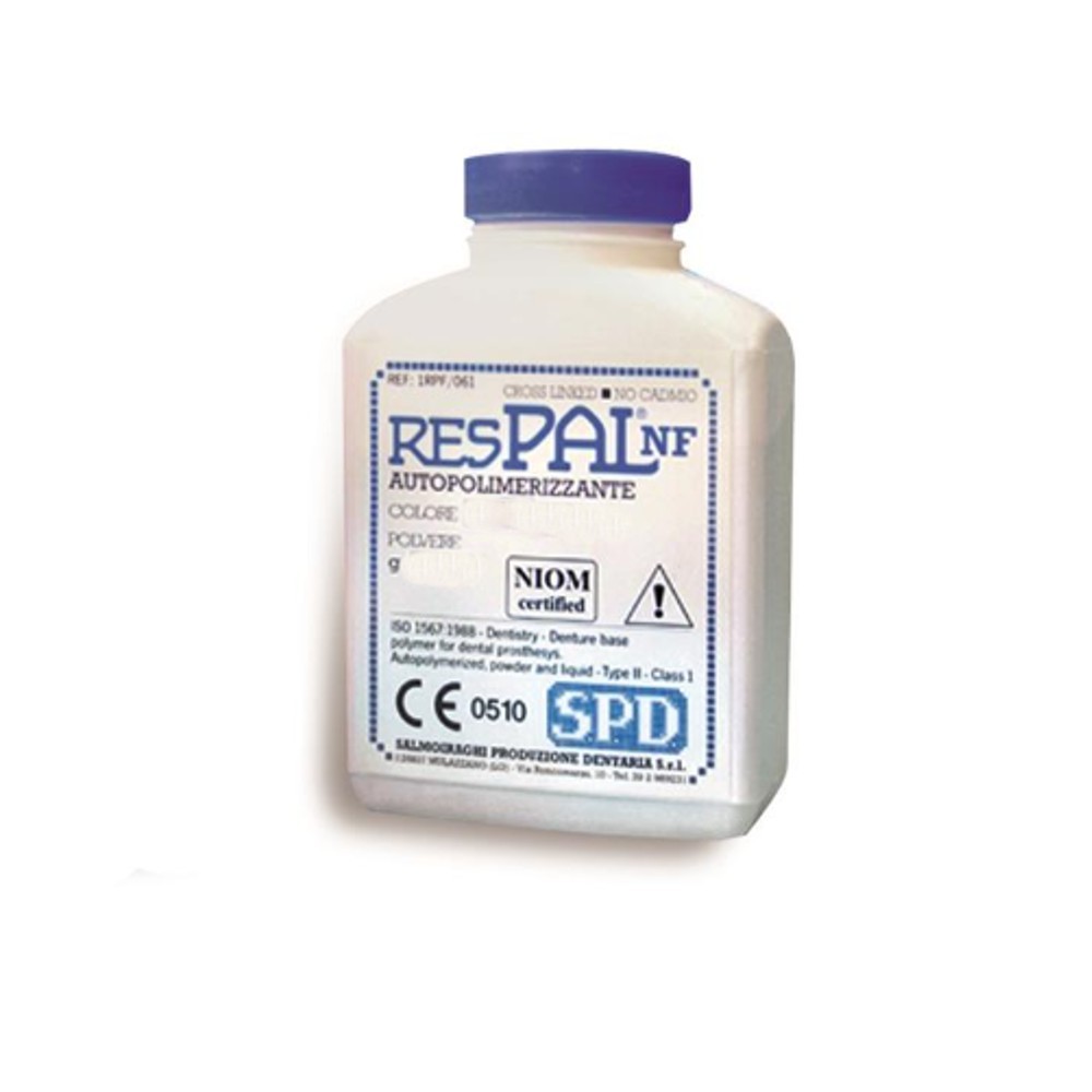 Respal NF Resina Acrílica Autopolimerizable Polvo 1kg S.P.D. Dental