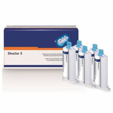 Structur 3 Composite Provisionales 5 Cartuchos 50ml VOCO