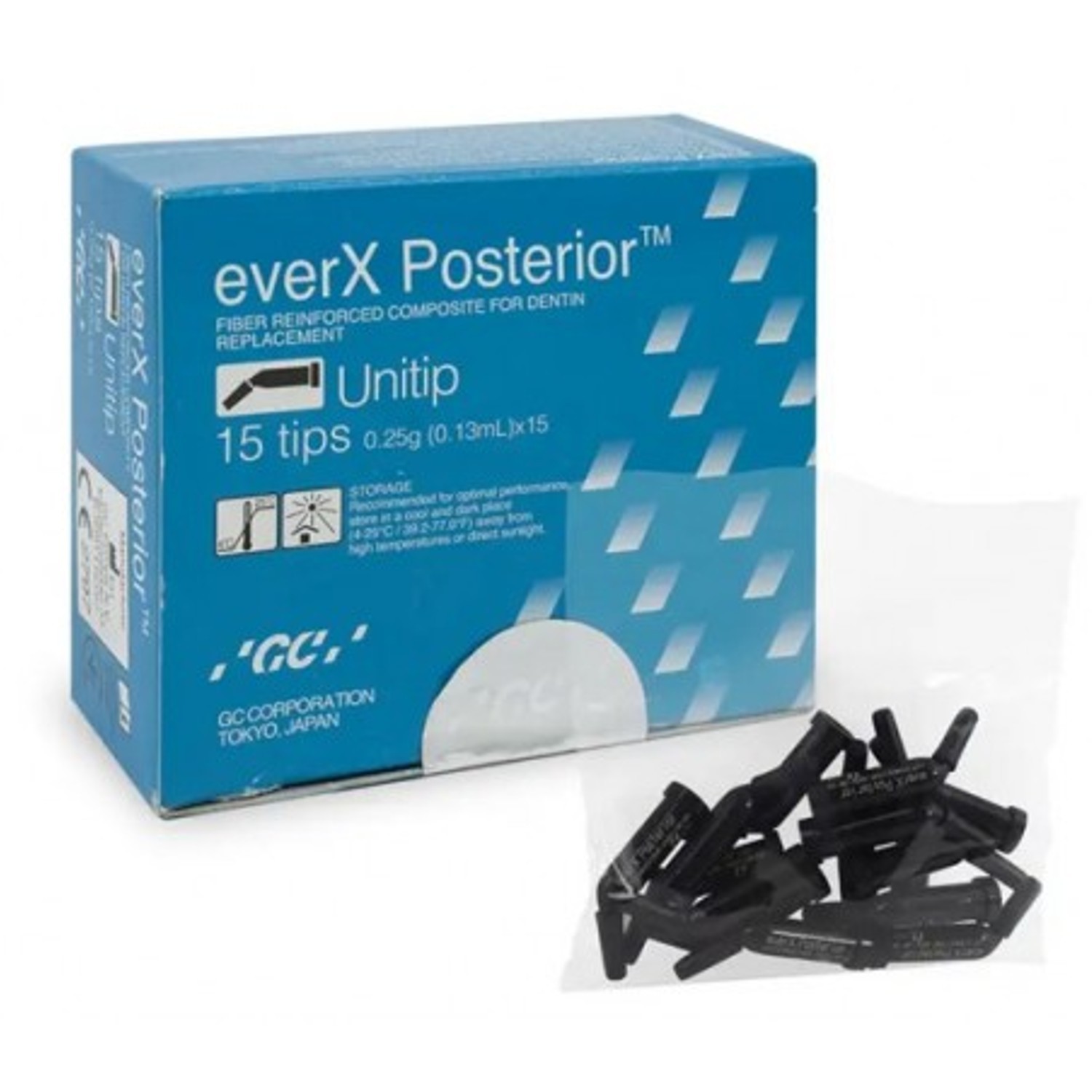 EverX Posterior Composite Reposición 15 unitips 0,13ml GC