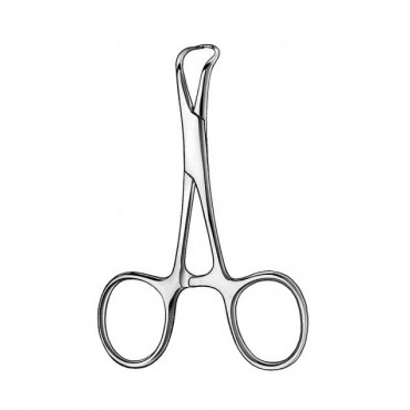 Pinza de Campo Backhaus 9 cm Hemostática Micro Cirugía Carl Martin