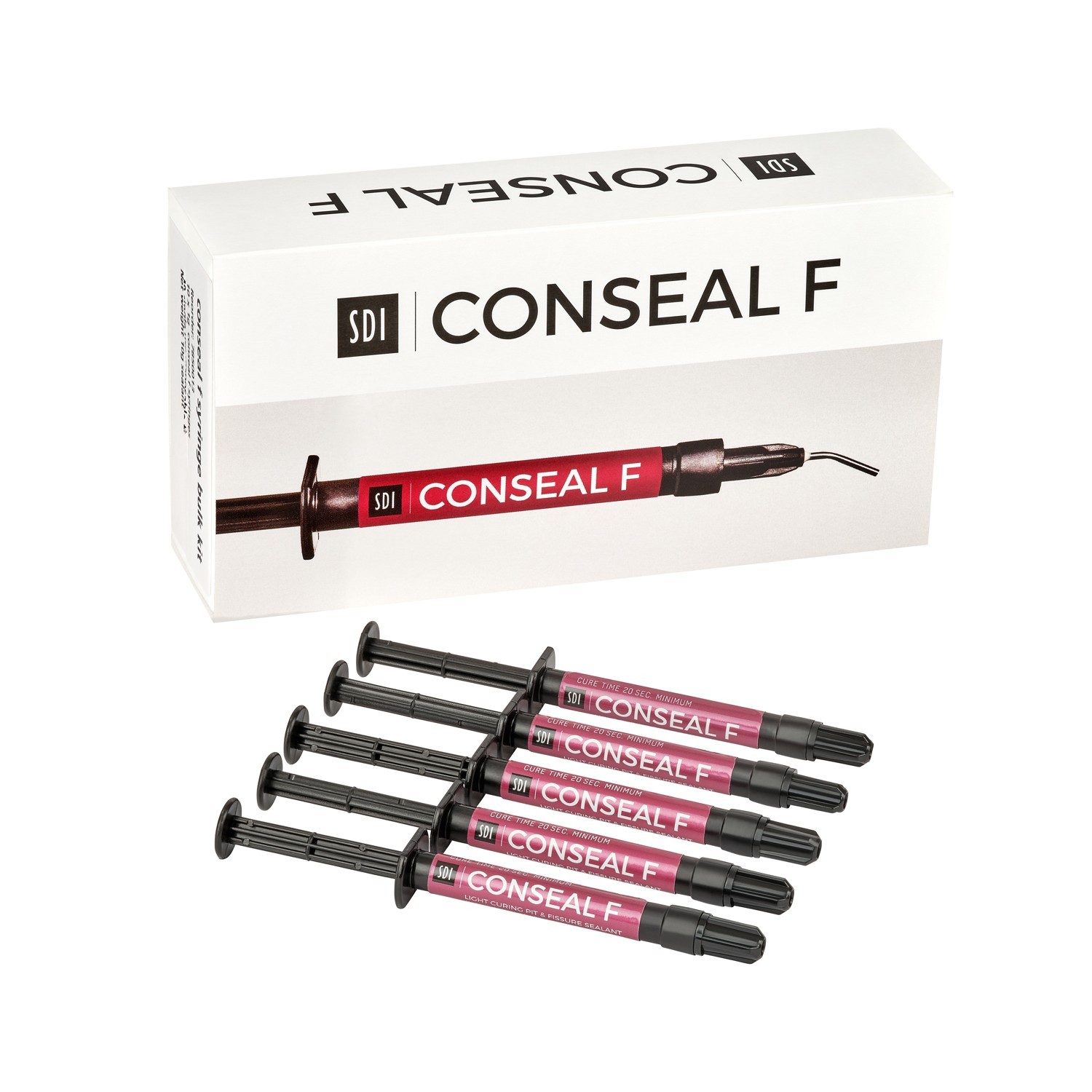 Conseal F Kit Resina Sellador de Fisuras 10 Jeringas 1g de SDI