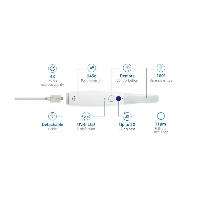 Estación de Escaneo IOS Cart Touch con Escáner Intraoral Medit i700