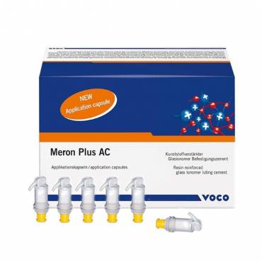 Meron Plus AC Cemento Universal Ionómero de Vidrio 150 cápsulas VOCO