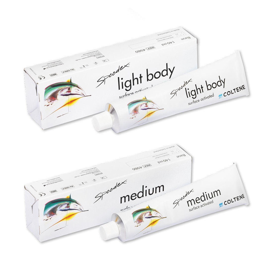 Speedex Silicona C Light Body o Medium, Fraguado Rápido, 140ml Coltene