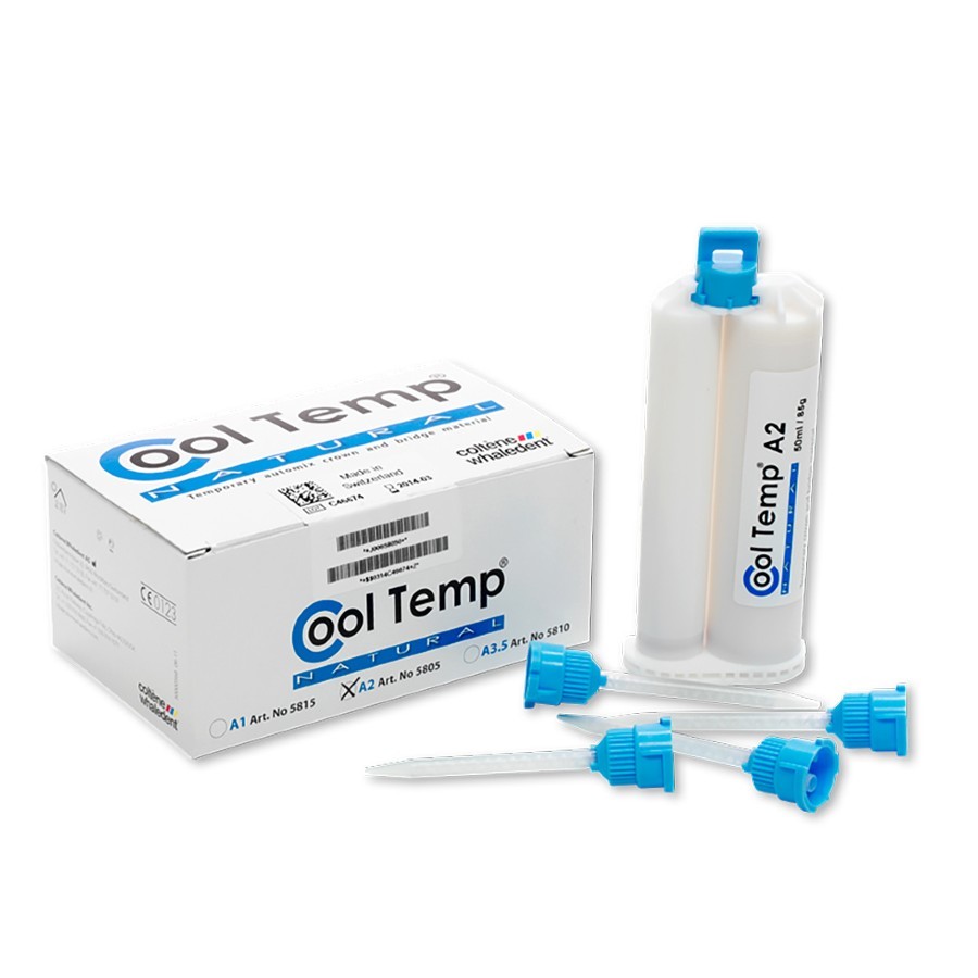 Cool Temp Natural Resina Provisional Reposición Cartucho 85gr Coltène