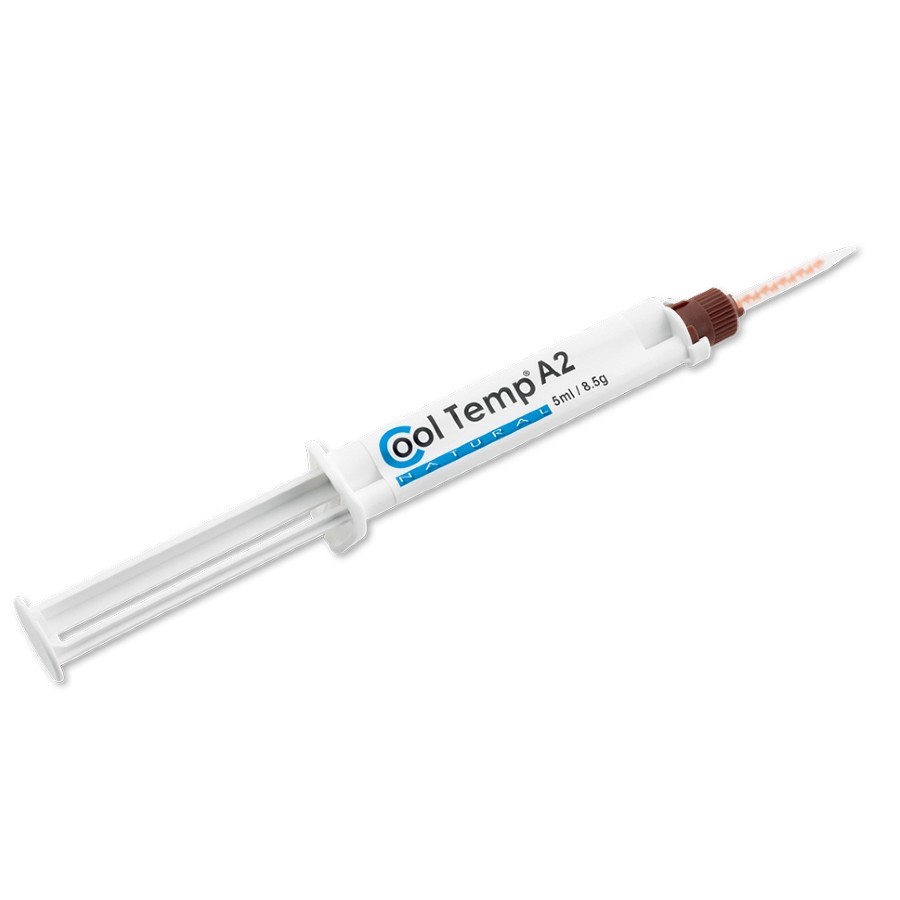 Cool Temp Natural Resina Provisional Reposición 2 Jeringas 5ml Coltène