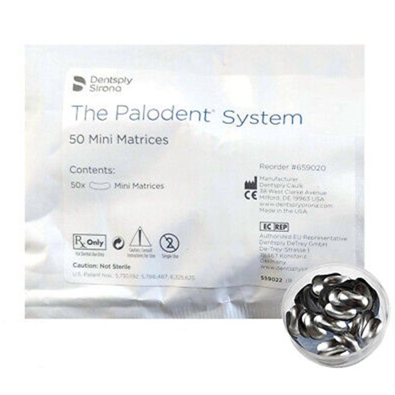 Palodent Mini Matrices Reposición 50 Uds de Denstplay