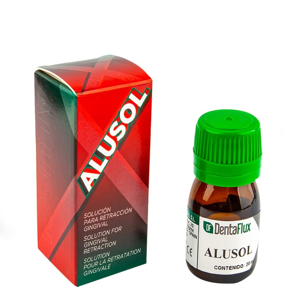 Alusol Cloruro Solución Retracción Gingival Frasco 20 ml Dentaflux