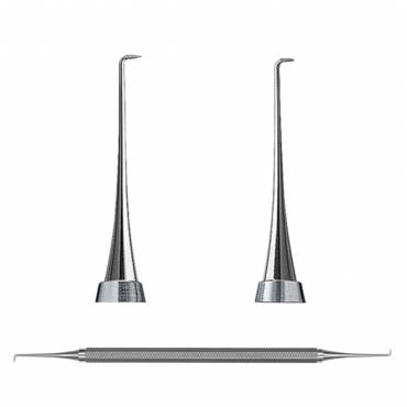 Raspador Morse, Doble Hoz, Mango Octogonal Hu-Friedy