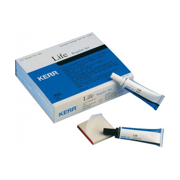 Life Regular Set Cemento de Hidróxido de Calcio 12gr + 12gr. de Kerr