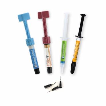 Kit de Prueba 3 Composites y 1 Etchant Gel de Prime Dental.