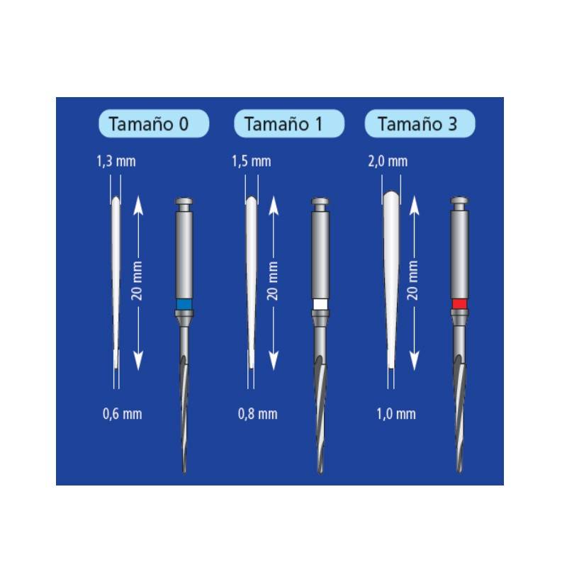 FRC Postec Plus Postes Radiculares Intro Pack 0/1/3 de Vivadent